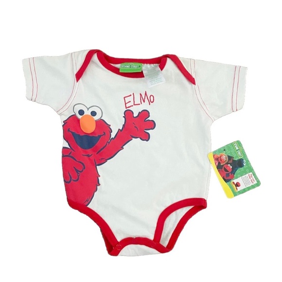 Sesame Street | One Pieces | Nwt Elmo Y2k Sesame Street Baby One Piece ...